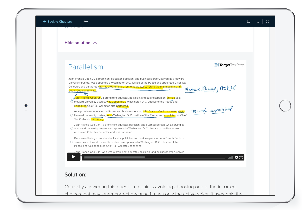 Executive Assessment Prep Course Online | Target Test Prep